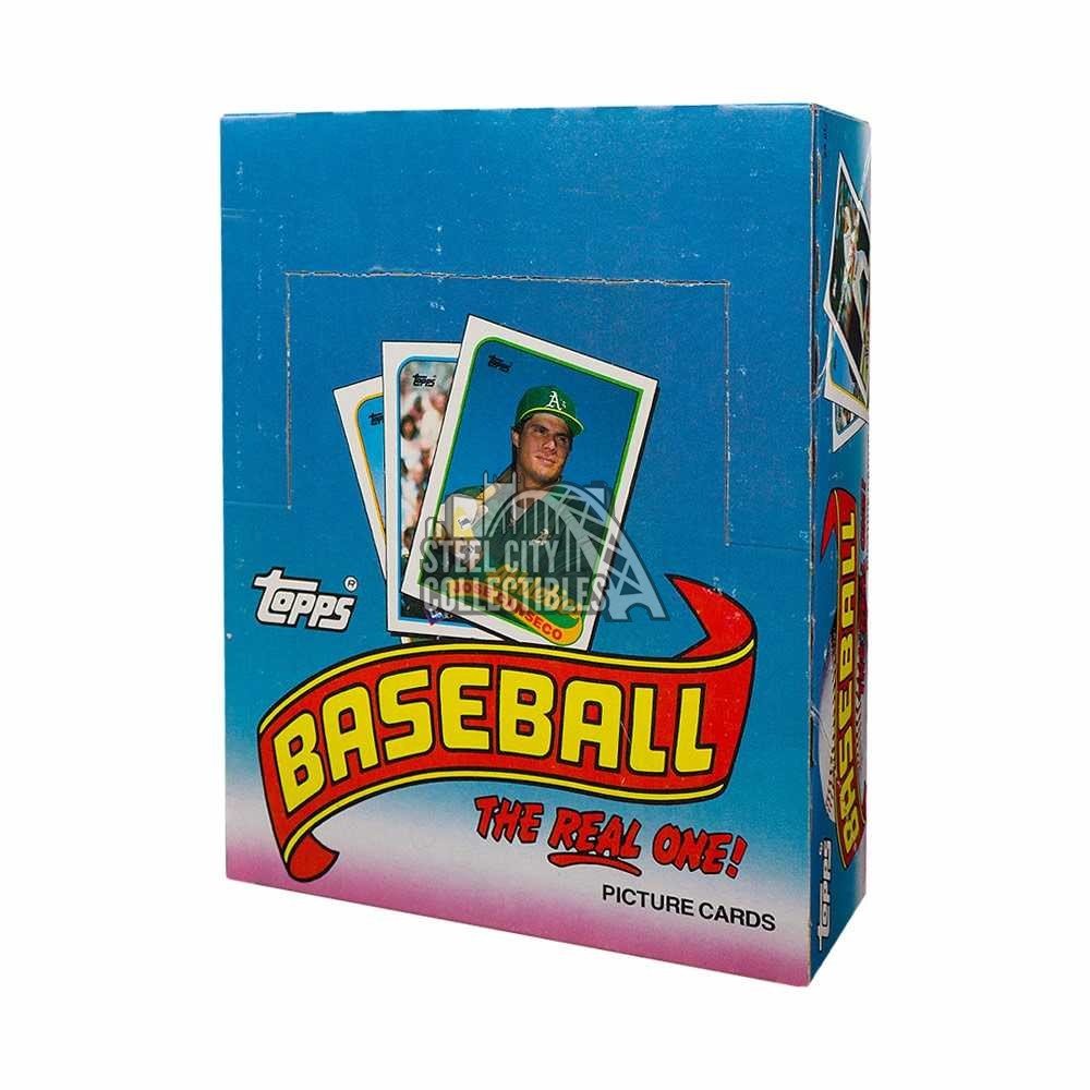 1989 Topps Baseball 24ct Rack Pack Box | Steel City Collectibles