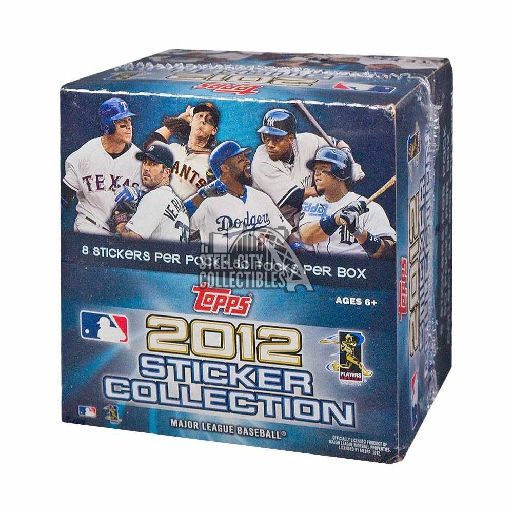 2012 Topps Sticker Collection Baseball 50ct Box | Steel City Collectibles