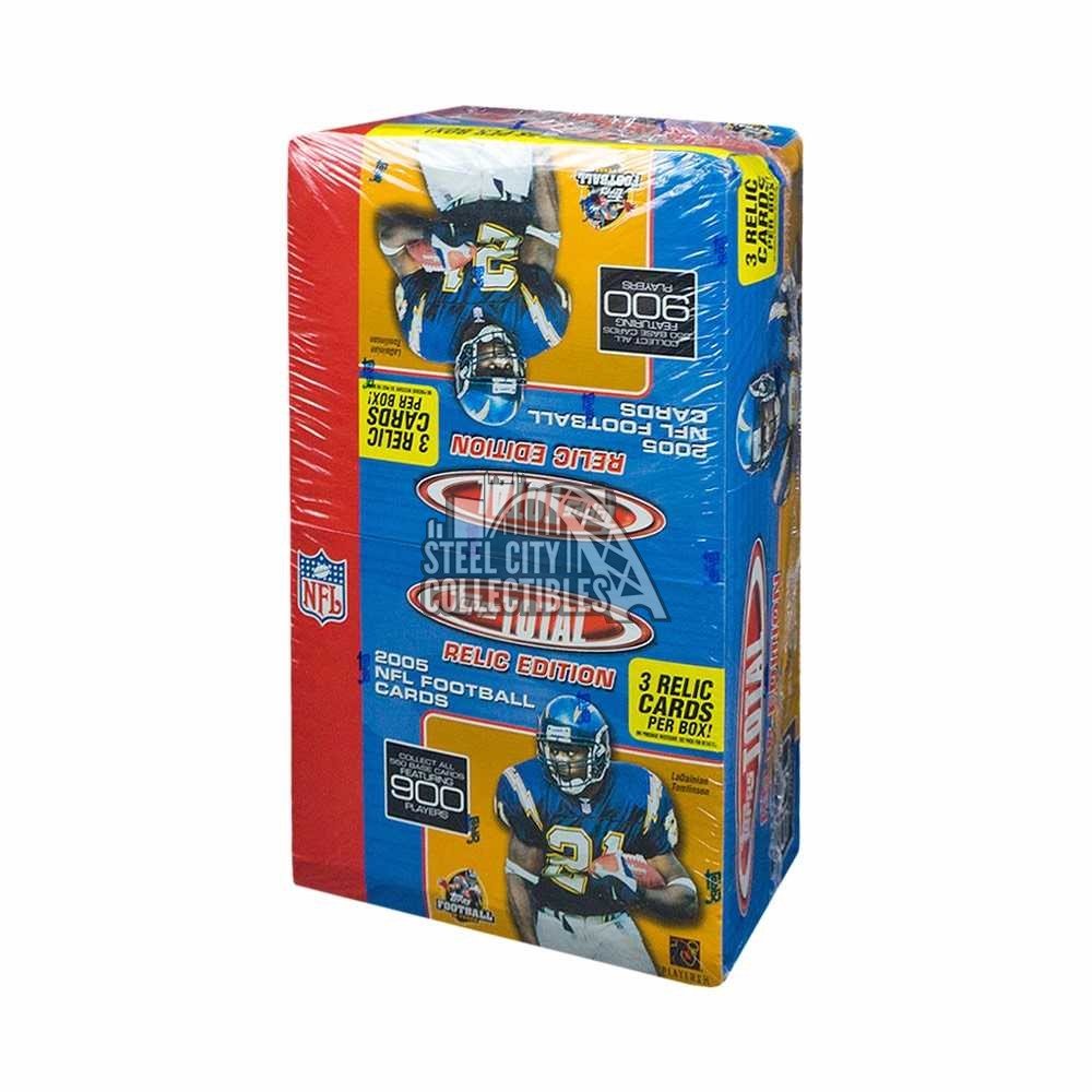 2005 Topps Total Football Relic Edition 24ct Box | Steel City Collectibles