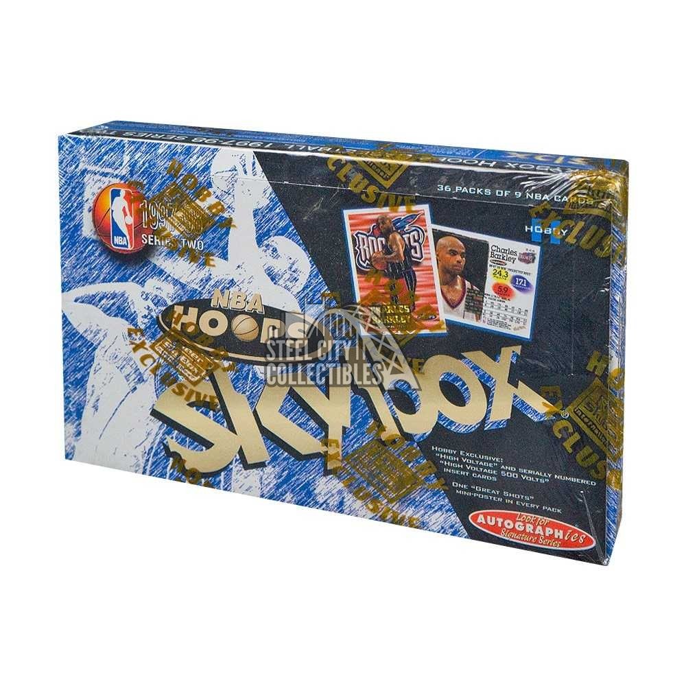 1997-98 Skybox NBA Hoops Series 2 Basketball Hobby Box | Steel City ...