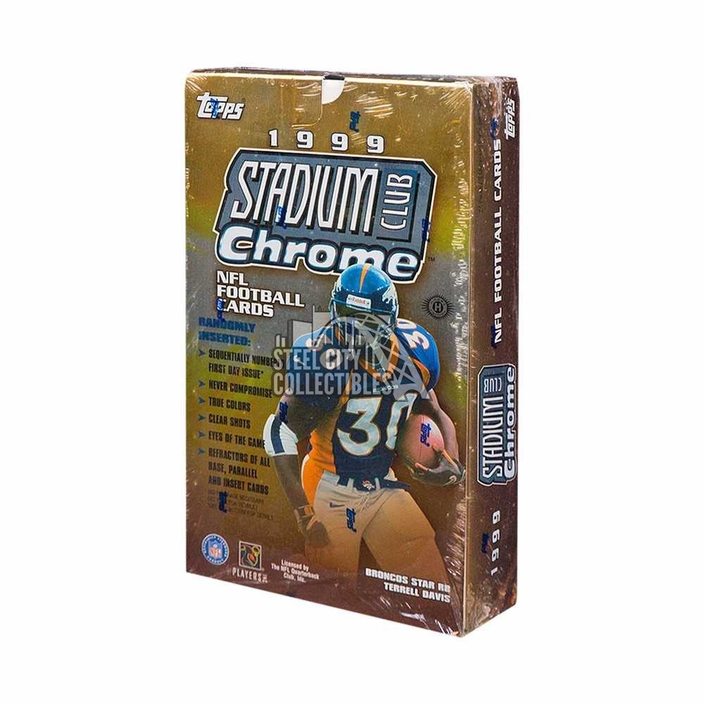 1999 Topps Stadium Club Chrome Football Hobby Box | Steel City Collectibles