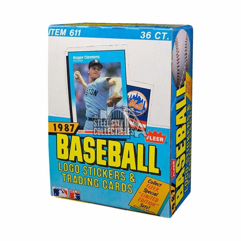 1987 Fleer Baseball Wax Box | Steel City Collectibles