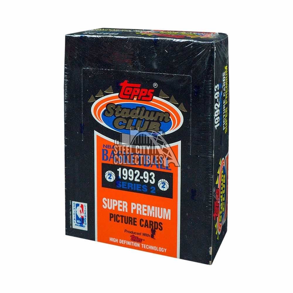 1992-93 Topps Stadium Club Series 2 Basketball Box | Steel City ...