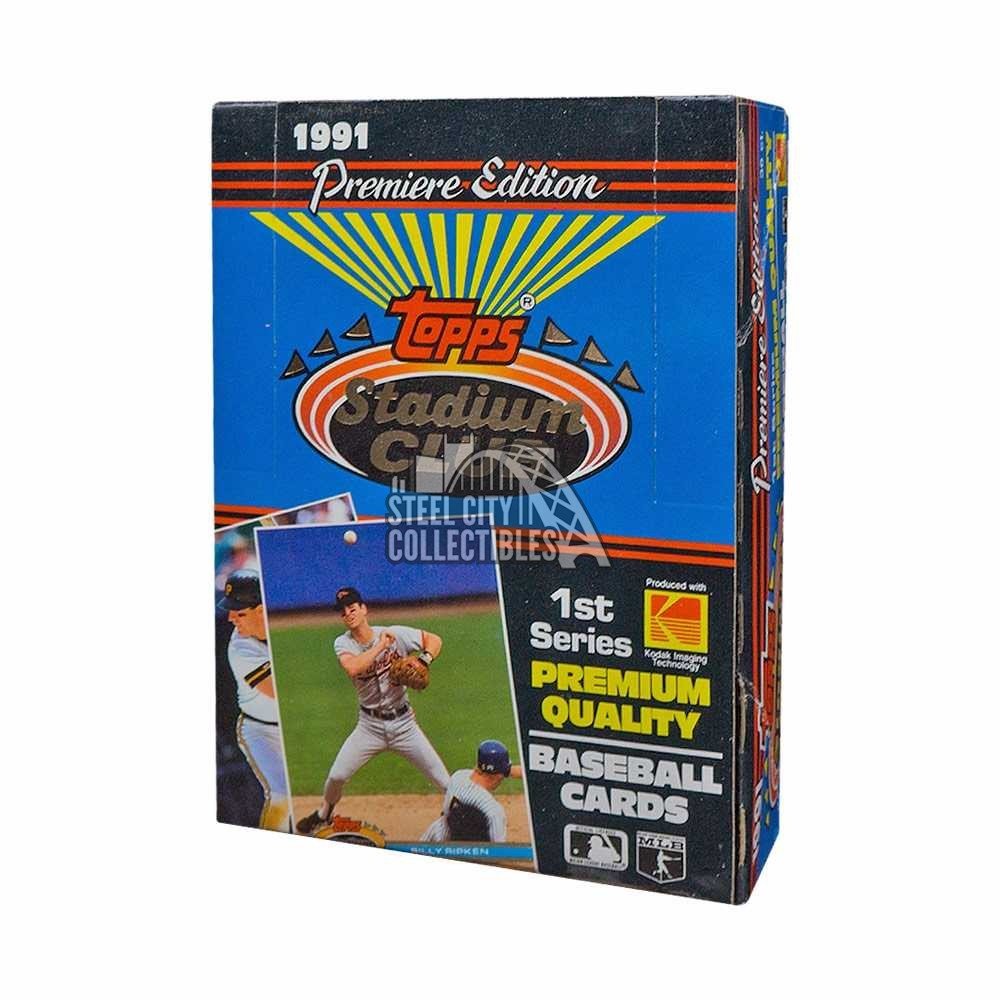 1991 Topps Stadium Club Series 1 Baseball Box | Steel City Collectibles