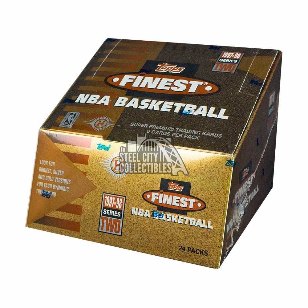 1997 98 Topps Finest Series 2 Basketball Hobby Box Steel City