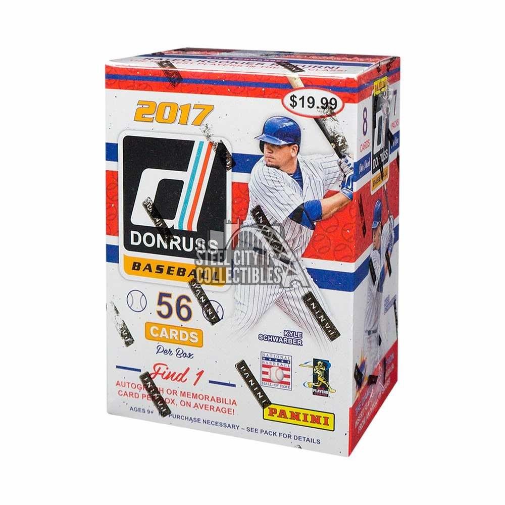 2017 Panini Donruss Baseball 7ct Blaster Box | Steel City Collectibles