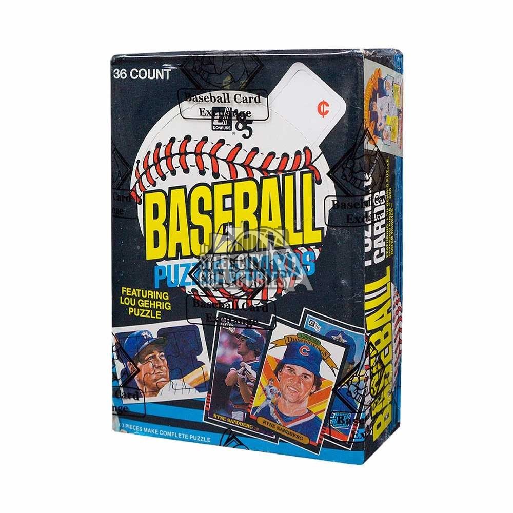 1985 Donruss Baseball Wax Box - Bbce | Steel City Collectibles