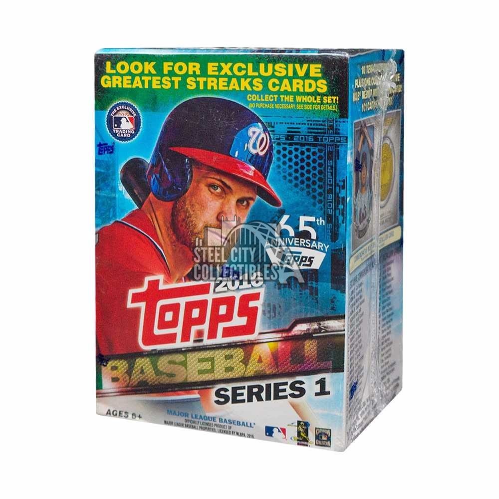 2016 Topps Series 1 Baseball 10ct Blaster Box | Steel City Collectibles