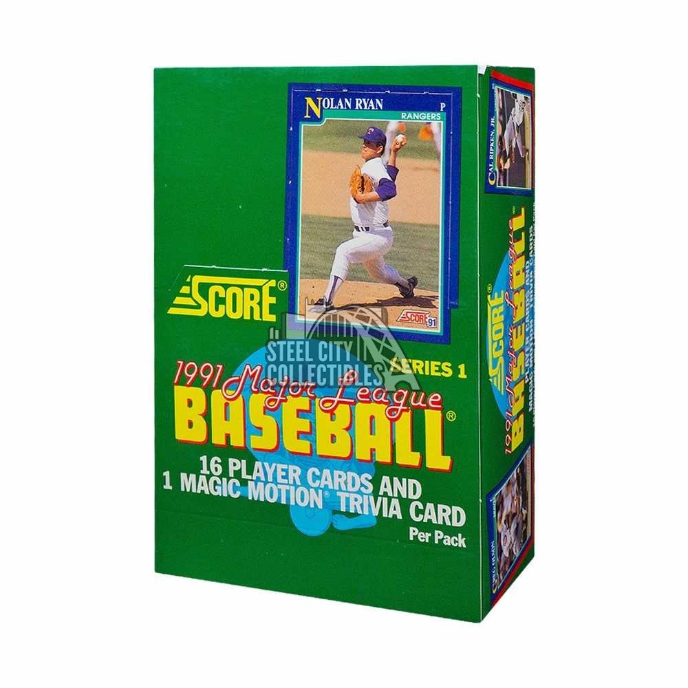 1991 Score Series 1 Baseball Box Steel City Collectibles 1991-score-series-1-baseball-box-steel-city-collectibles