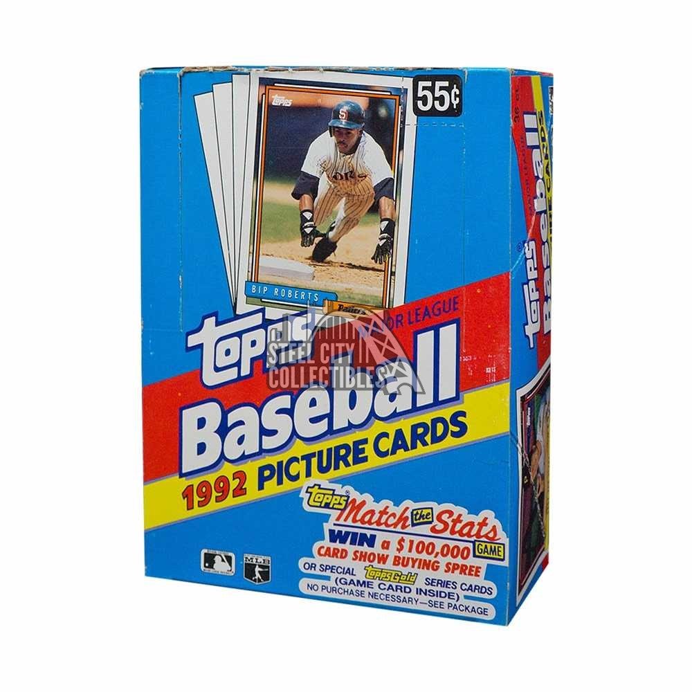 1992 Topps Baseball Wax Box | Steel City Collectibles