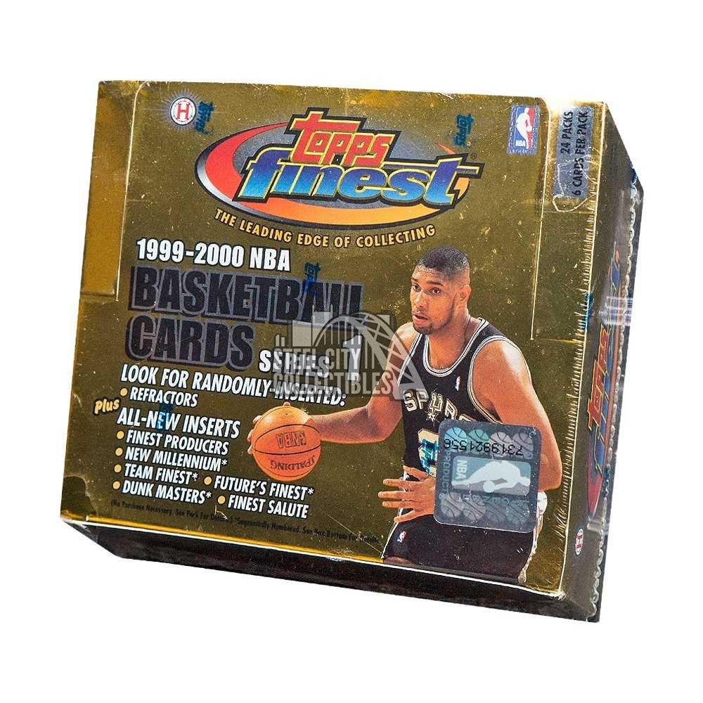 1999-00 Topps Finest Series 1 Basketball Hobby Box | Steel City ...