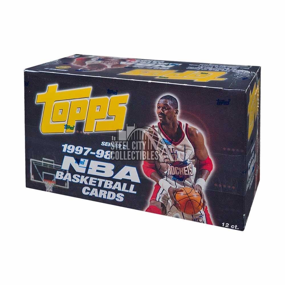 1997-98 Topps Series 2 Basketball 12ct Hta Jumbo Box | Steel City 