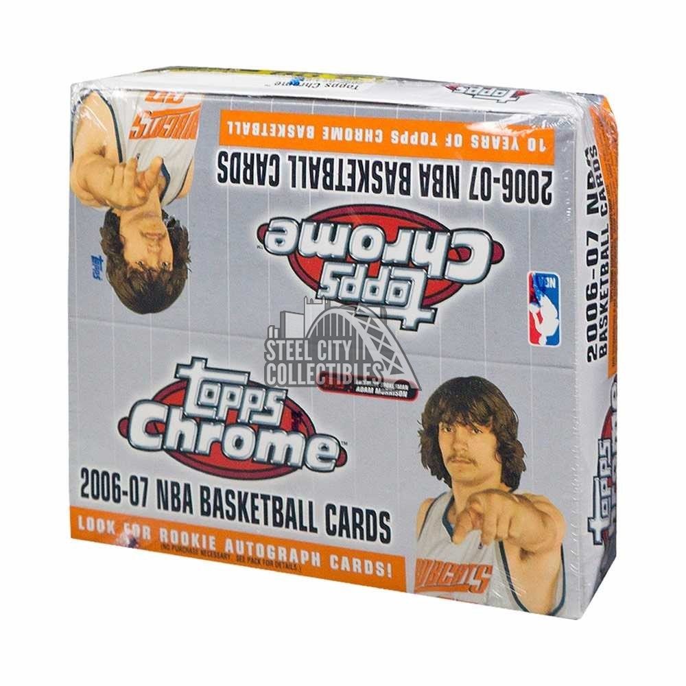 2006-07 Topps Chrome Basketball 24 pack Retail Box (prepriced) | Steel ...