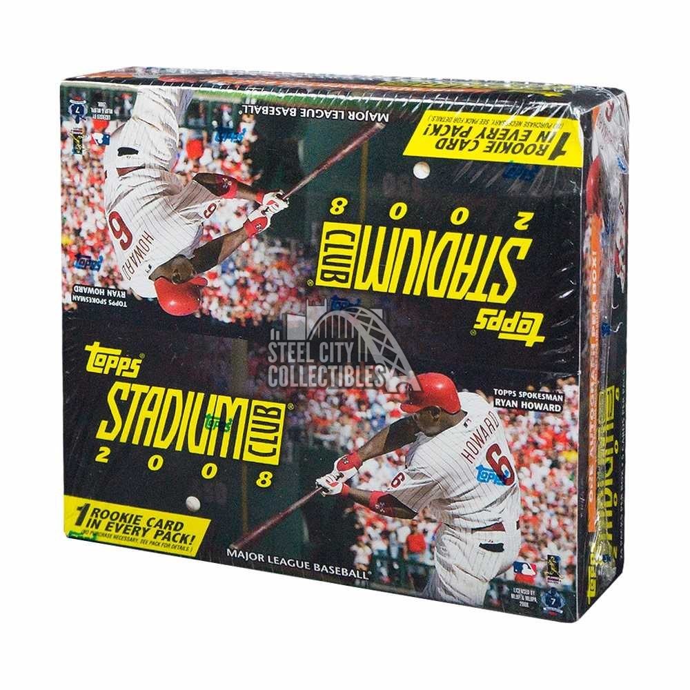 2008 Topps Stadium Club Baseball 24ct Retail Box | Steel City Collectibles