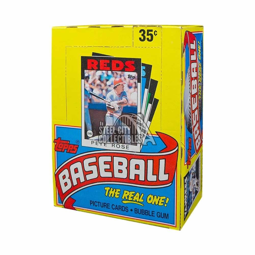 1986 Topps Baseball Wax Box | Steel City Collectibles