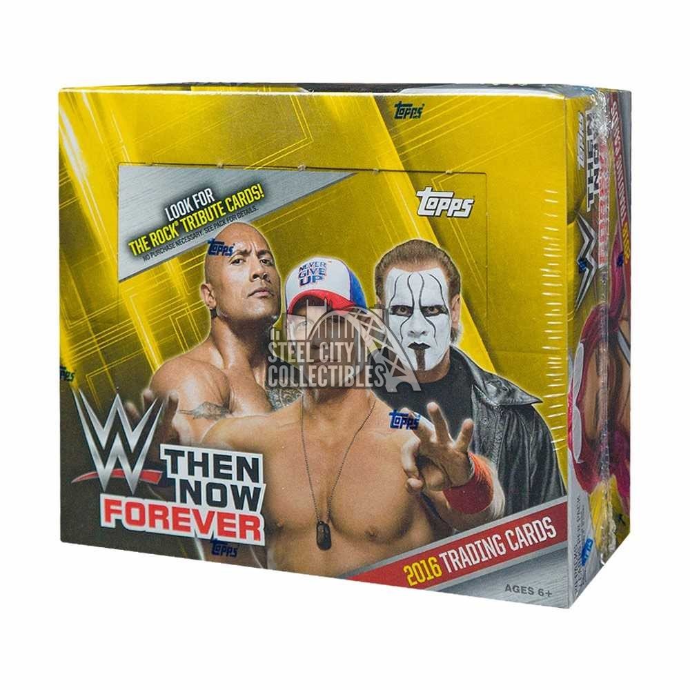 2016 Topps WWE Then Now Forever 24ct Retail Box | Steel City Collectibles