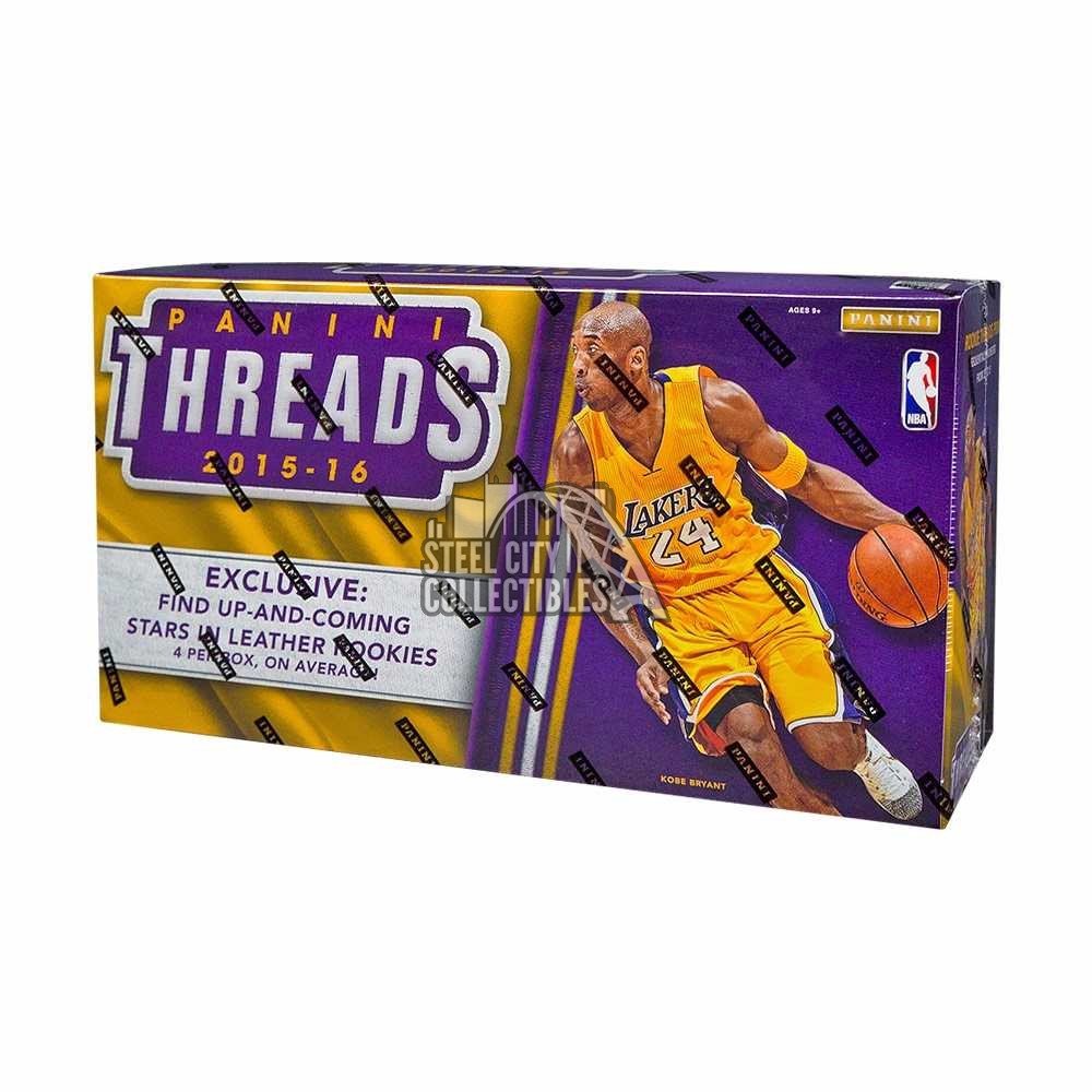 2015-16 Panini Threads Premium Basketball Hobby Box | Steel City ...
