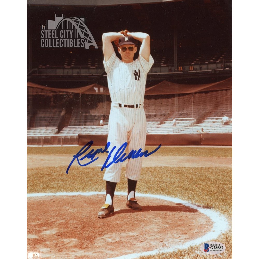 Ryne Duren Autographed New York Yankees 8x10 Photo - BAS COA | Steel ...
