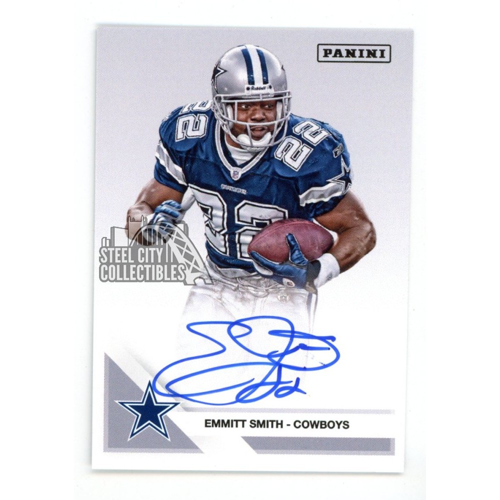 Emmitt Smith 2022 Panini National VIP Autograph Card | Steel City ...