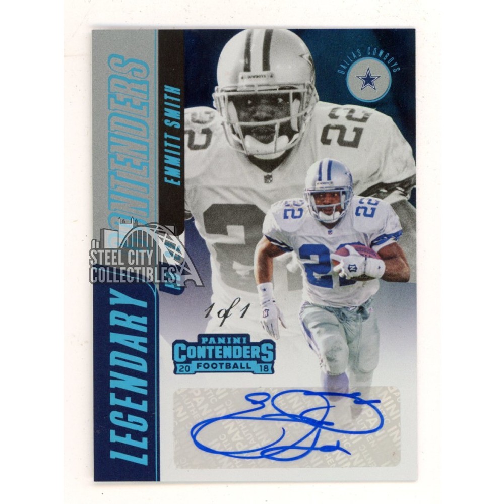 Emmitt Smith 2018 Panini Contenders Legendary Autograph Card #LC-ES 1/1 ...