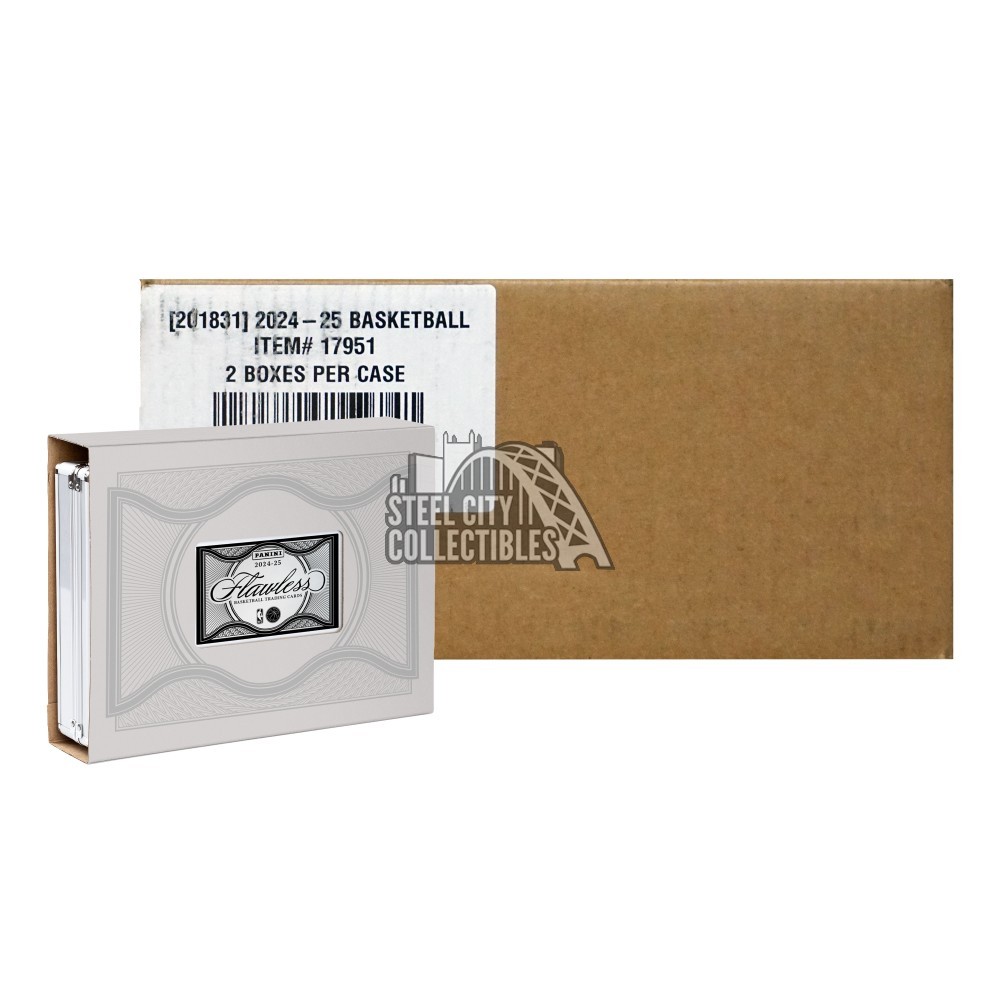 2024-25 Panini Flawless Basketball Hobby 2-Box Case | Steel City ...