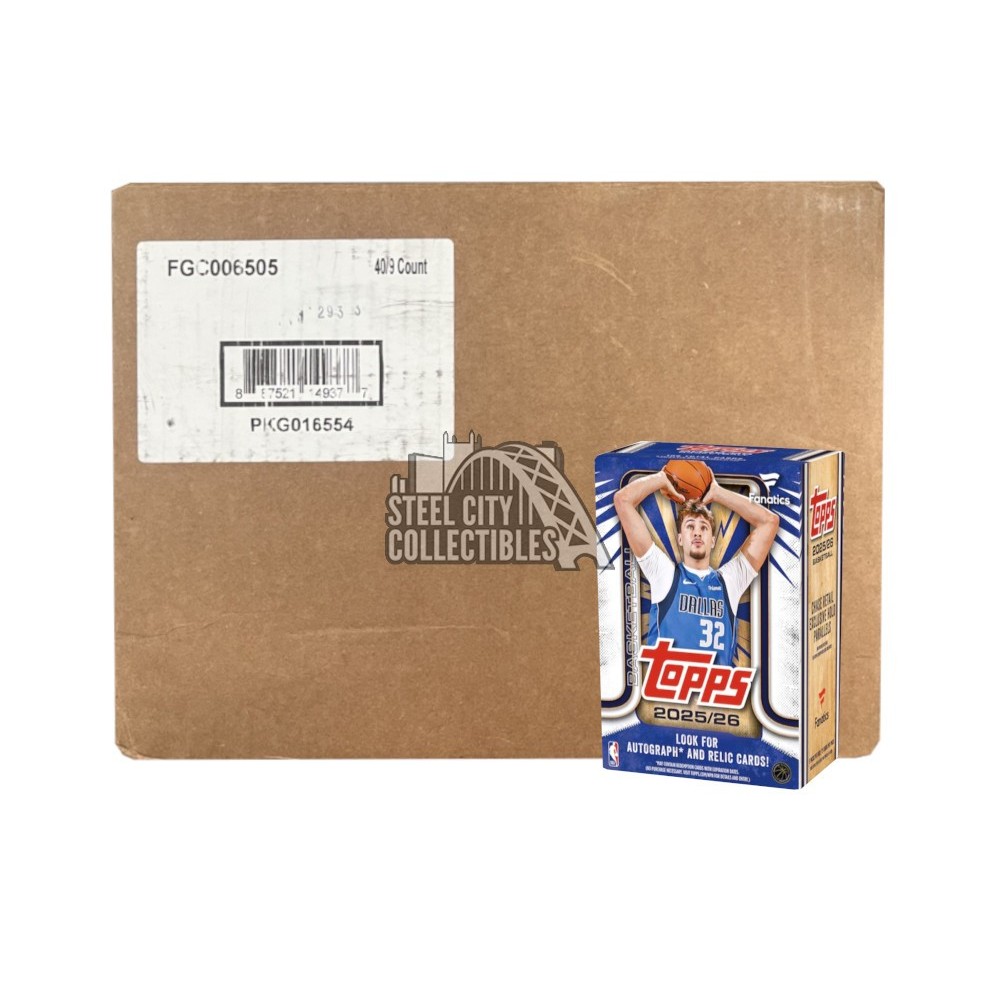 2025-26 Topps Basketball Fanatics Blaster 40-Box Case | Steel City ...