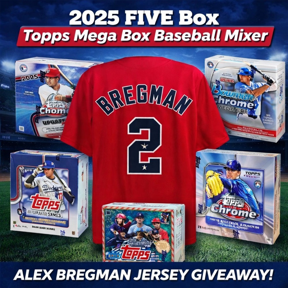 2025 Topps Baseball FIVE Mega Box Mixer Random Division Group Break #1 ...