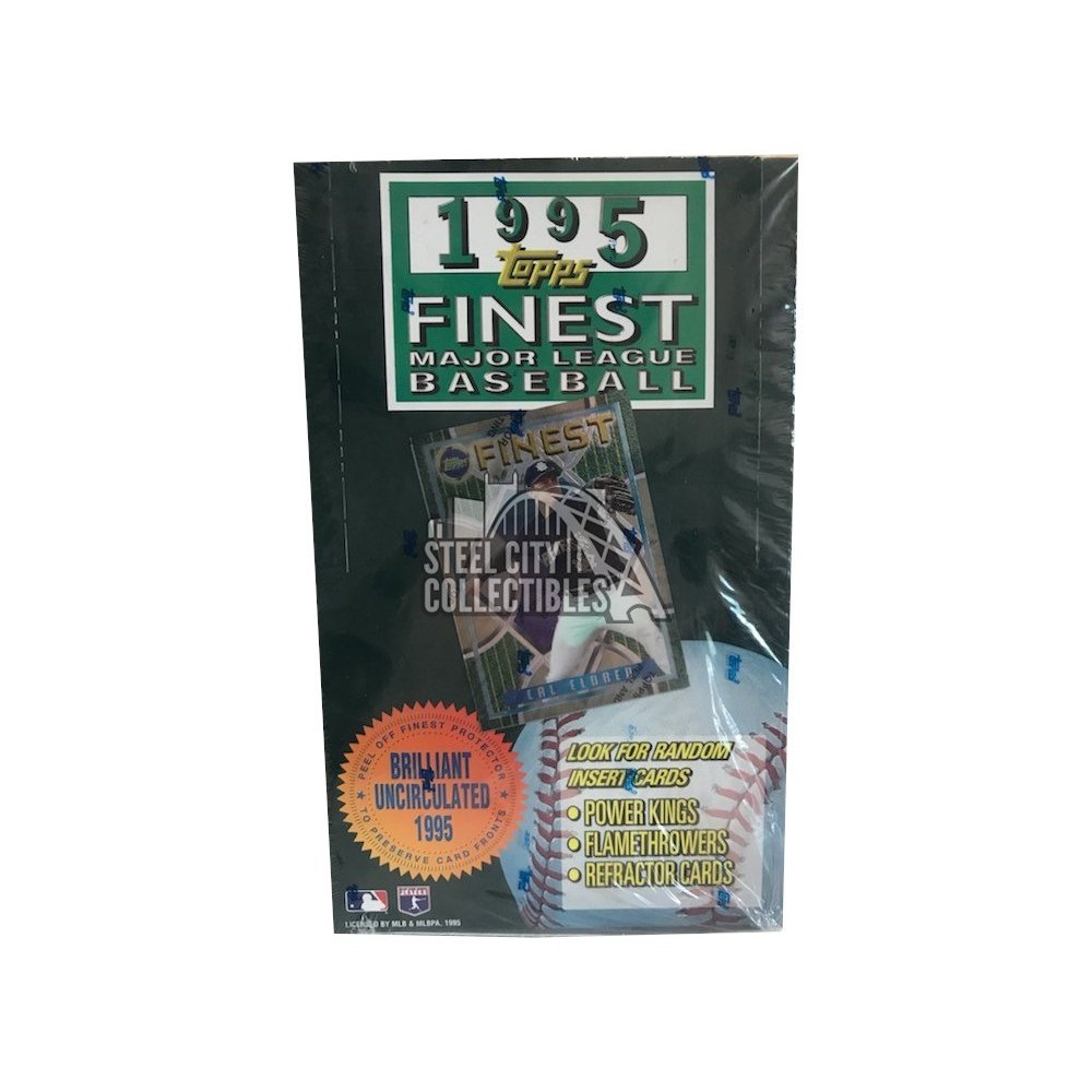 1995 Topps Finest Baseball Hobby Box | Steel City Collectibles