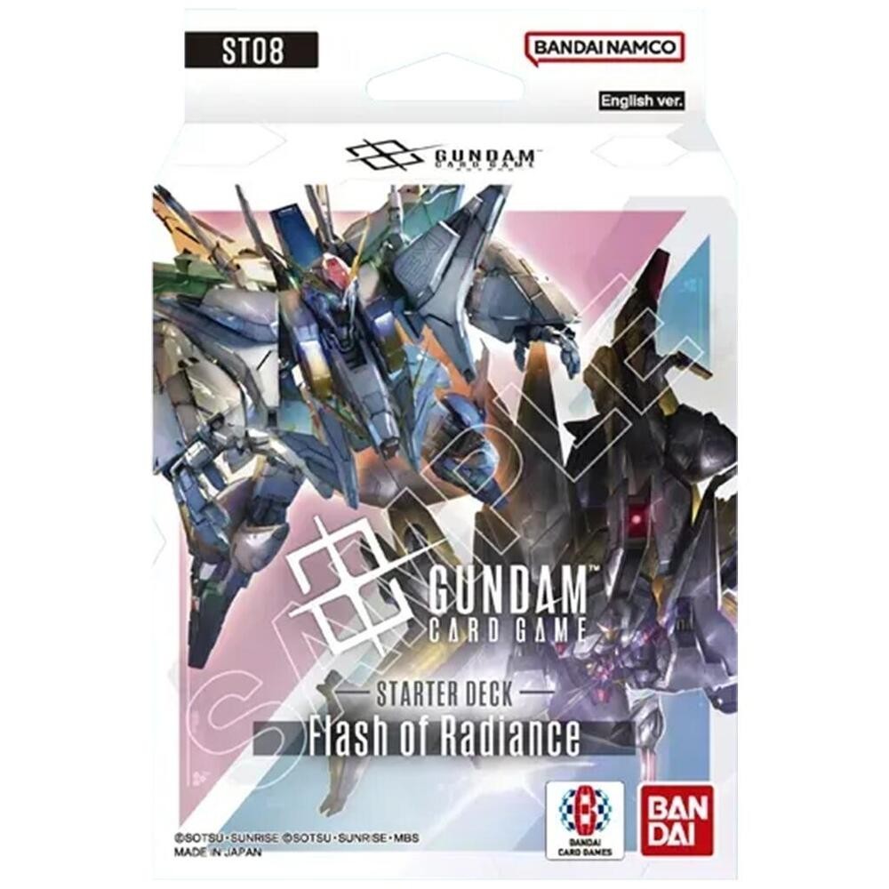 Bandai Gundam Card Game Flash Radiance Starter 08 6-Deck Display ...