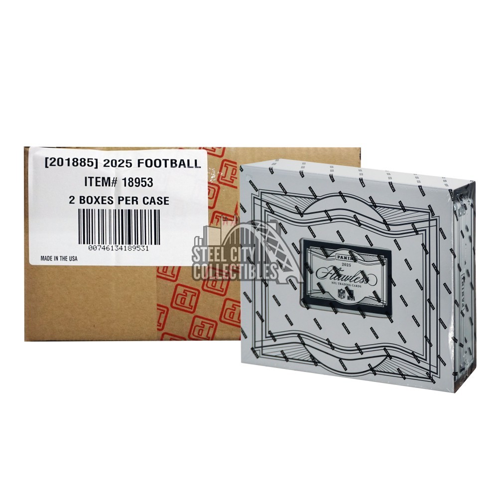 2025 Panini Flawless Football Hobby 2-Box Case | Steel City Collectibles