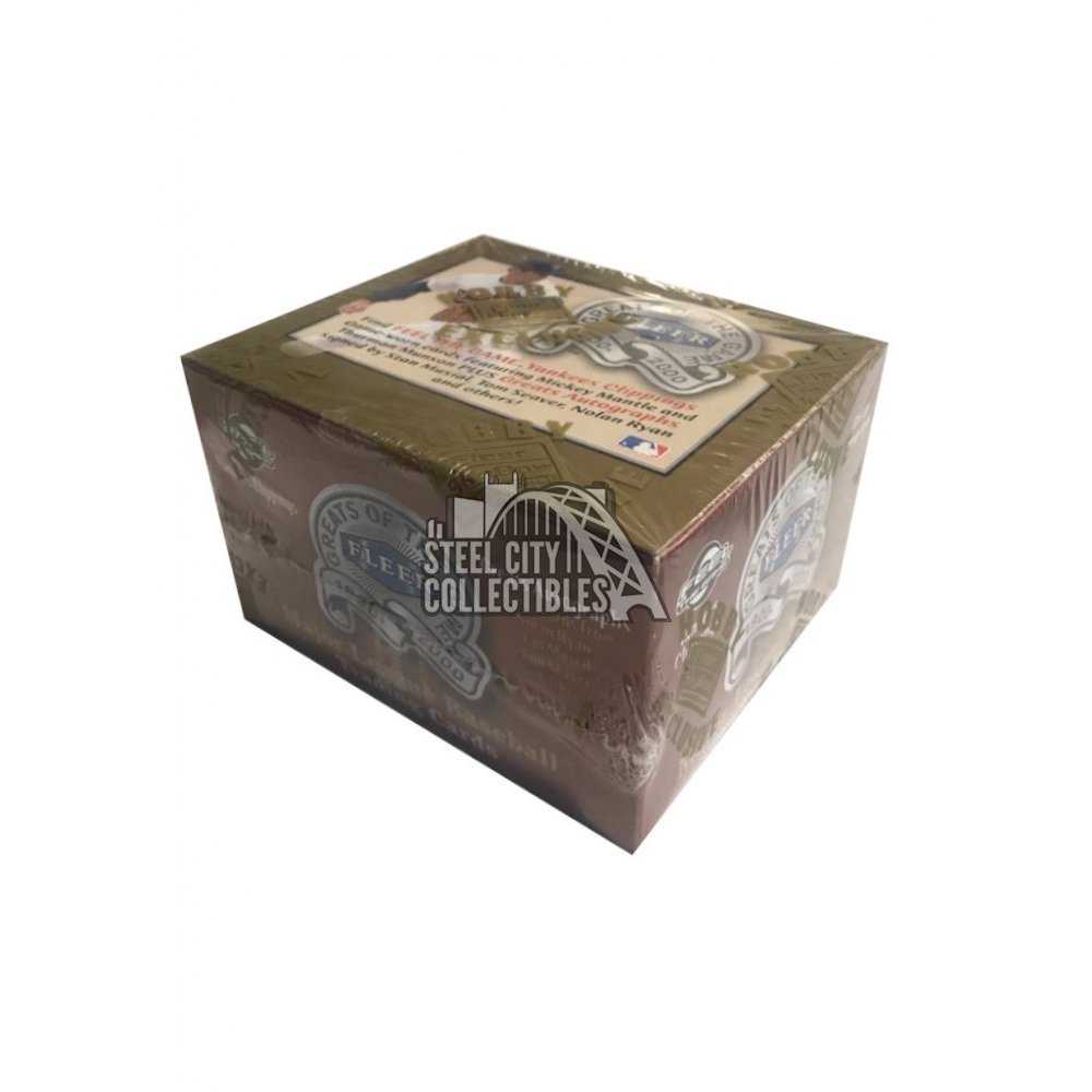 2000 Fleer Greats Of The Game Baseball Hobby Box | Steel City Collectibles