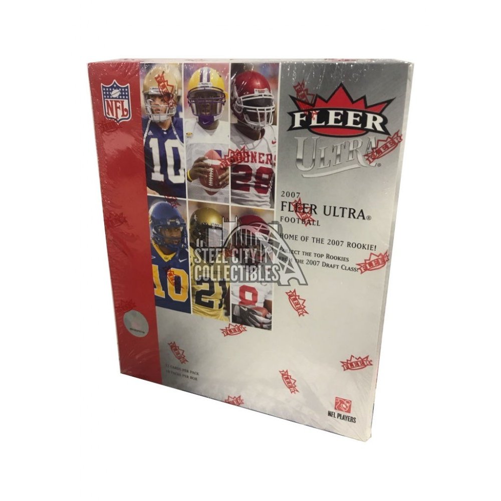 2007 Fleer Ultra Football 18 Pack Fat Pack Box | Steel City Collectibles