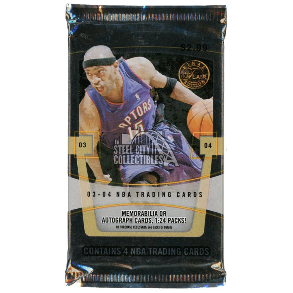 2003-04 Fleer Flair Final Edition Basketball Retail Pack | Steel City ...
