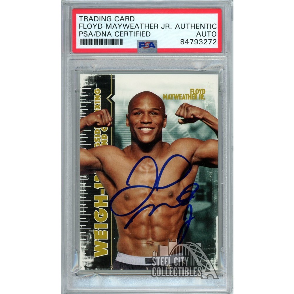 Floyd Mayweather Jr 2010 Sport Kings Ringside Gold Weigh-Ins Autograph ...