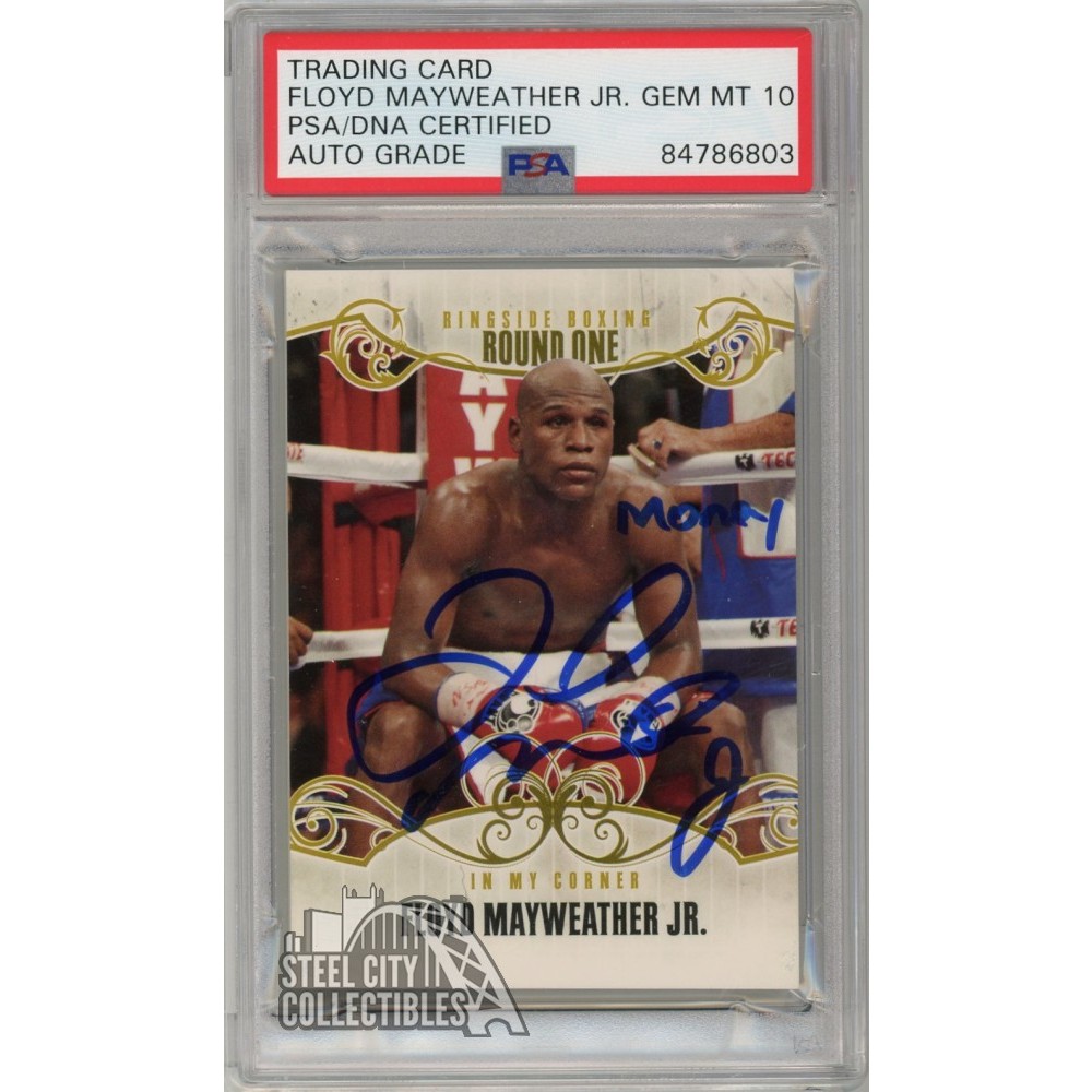 Floyd Mayweather Jr 2010 Sport Kings Ringside Gold In My Corner "Money ...