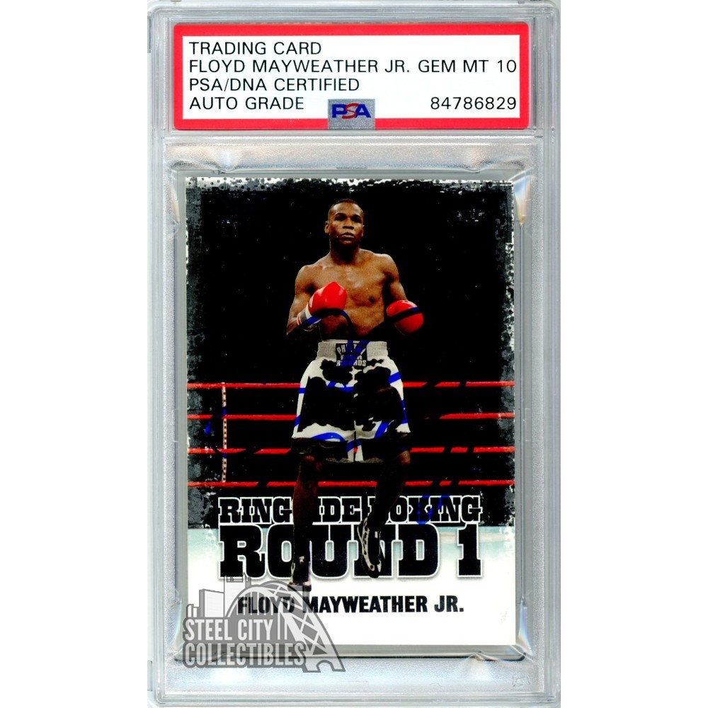 Floyd Mayweather Jr 2010 Sport Kings Ringside Black Round 1 Autograph ...