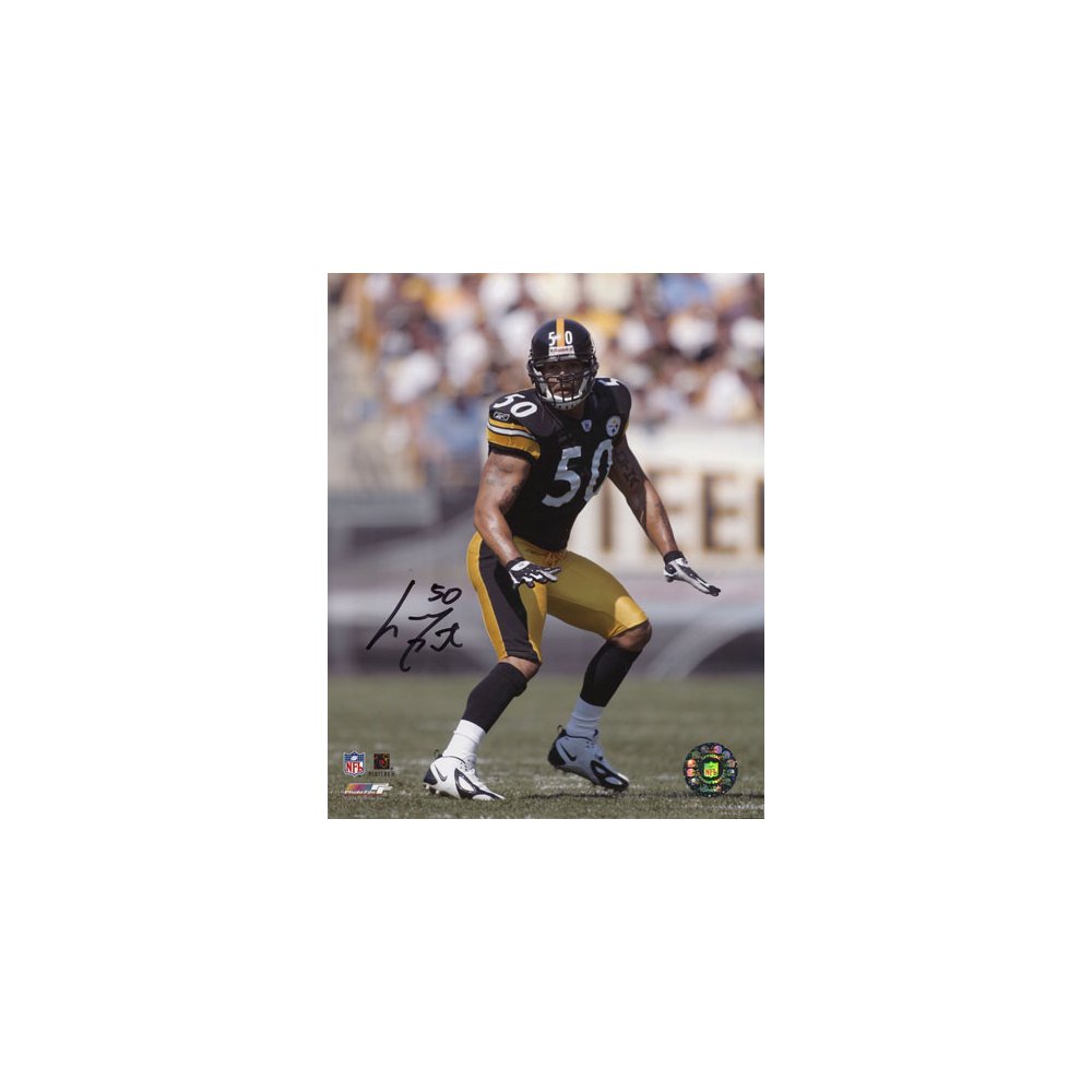 Larry Foote Autographed Pittsburgh Steelers 8x10 Photo - SCC COA (Black ...