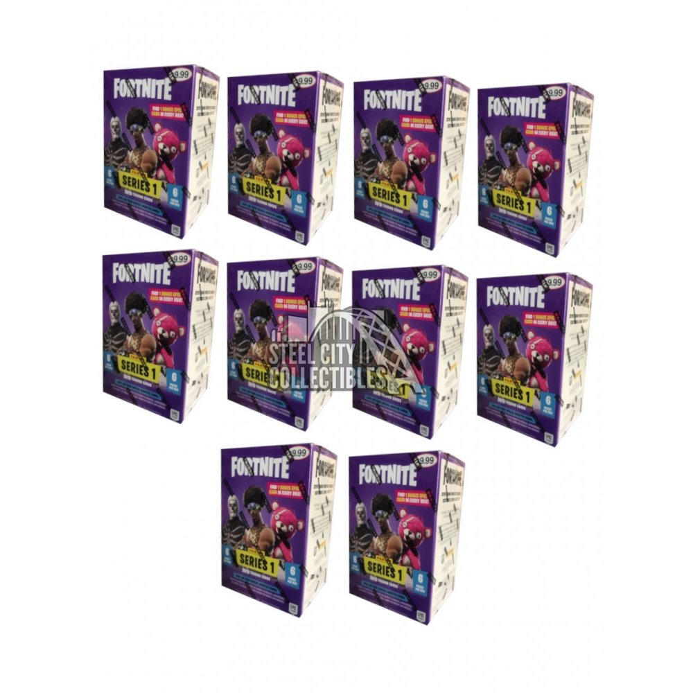 2019 Panini Fortnite Series 1 Trading Card Blaster 10-Box Lot !PLEASE ...