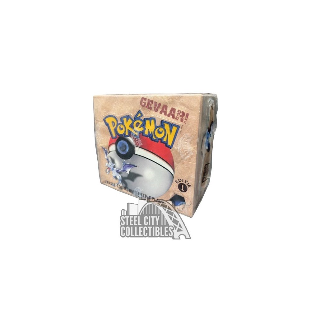 Pokemon Fossil 1st Edition Factory Sealed Booster Box Dutch Edition ...
