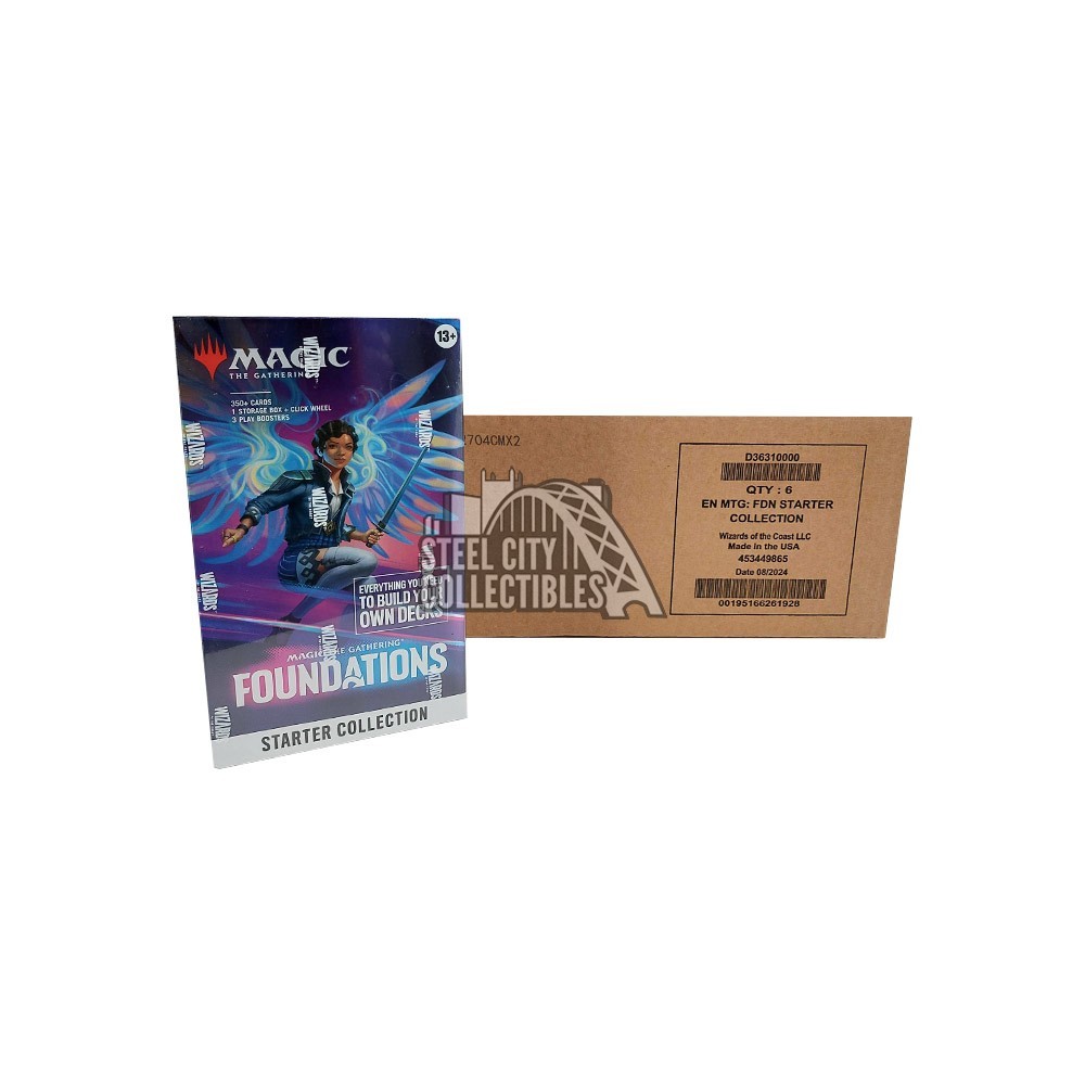 Magic the Gathering Foundations Starter Collection Spellbook 6-Box Case ...