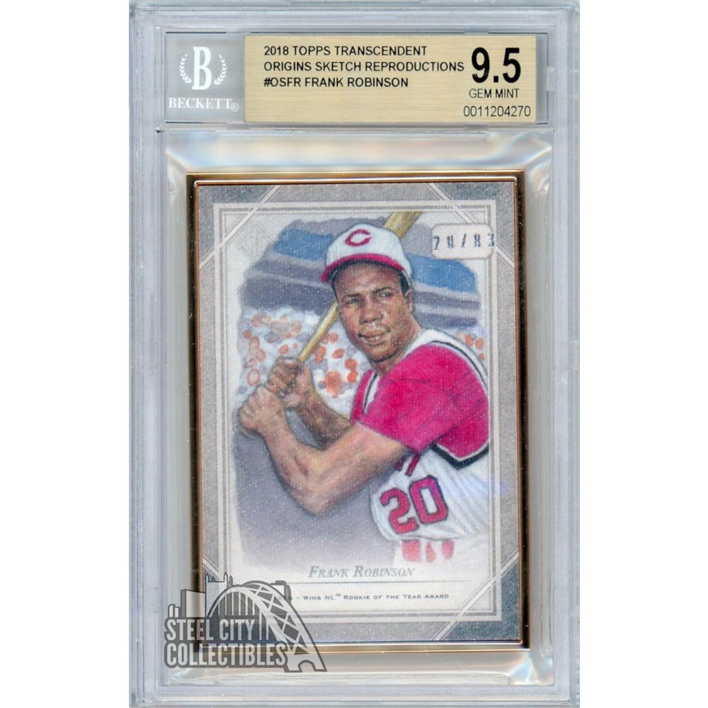 Frank Robinson 2018 Topps Transcendent Sketch Reproductions 20/83 OS-FR ...