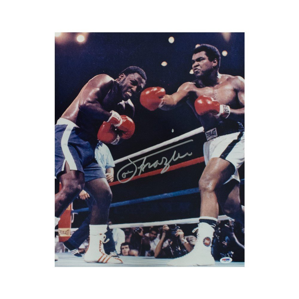 Joe Frazier Autographed 16x20 Photo - PSA/DNA COA | Steel City Collectibles