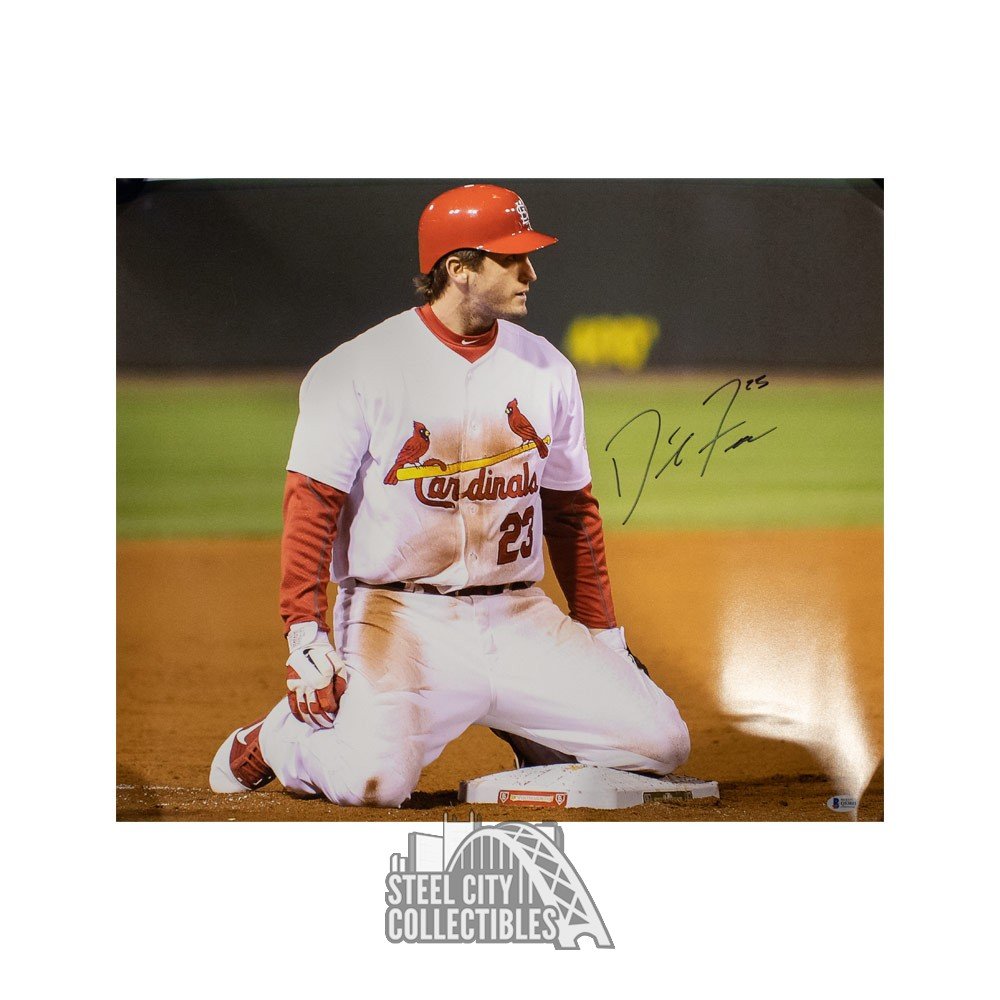 David Freese Autographed St Louis Cardinals 20x24 Photo - BAS COA ...