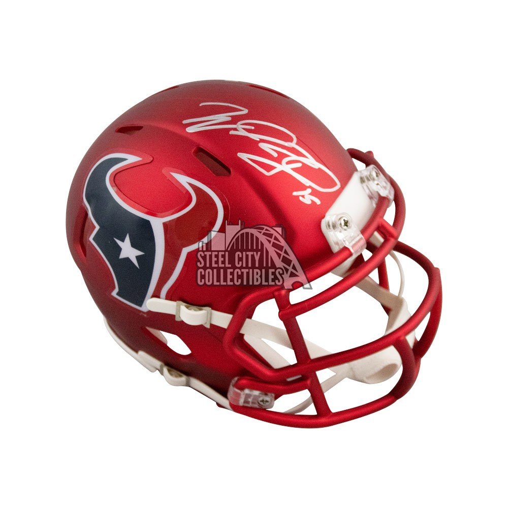 Will Fuller Autographed Houston Texans Blaze Mini Football Helmet - JSA ...