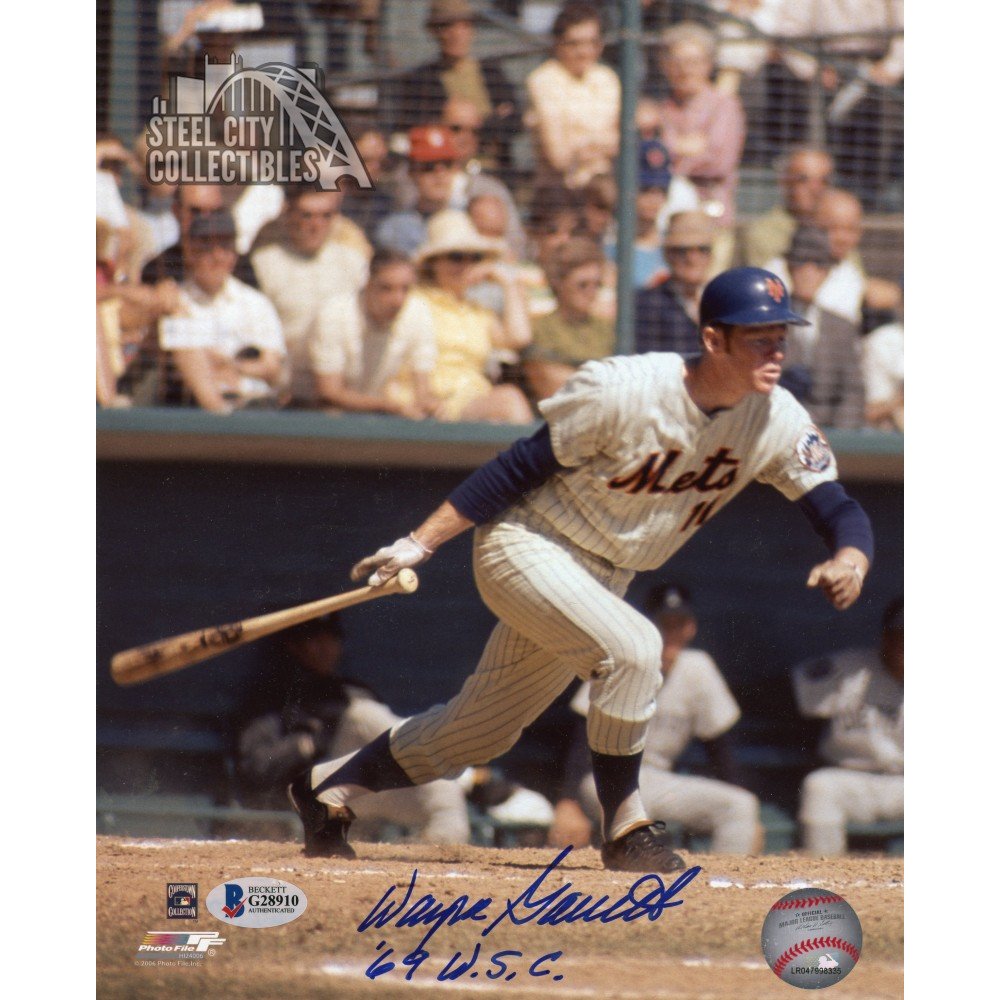 Wayne Garrett 69 WSC Autographed New York Mets 8x10 Photo - BAS COA ...