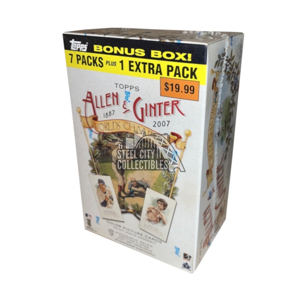 2007 Topps Allen & Ginter Baseball Blaster Bonus Box | Steel City ...