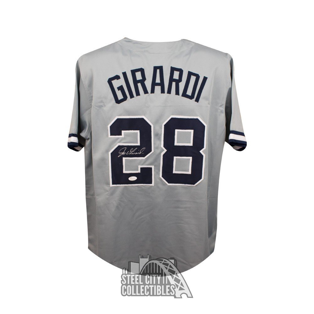 Joe Girardi Autographed New York Custom Gray Baseball Jersey - JSA COA ...