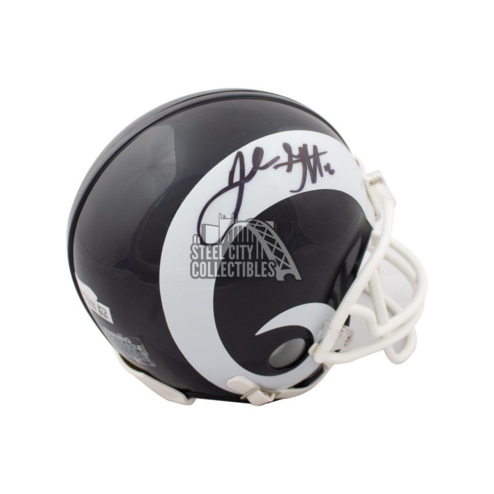 Jared Goff Autographed Los Angeles Rams Mini Football Helmet - Fanatics ...
