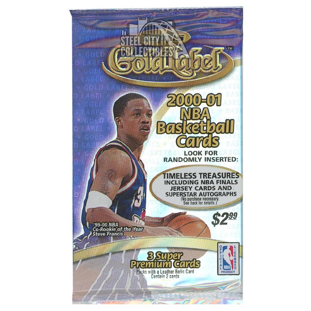 2000-01 Topps Gold Label Basketball Retail Pack | Steel City Collectibles