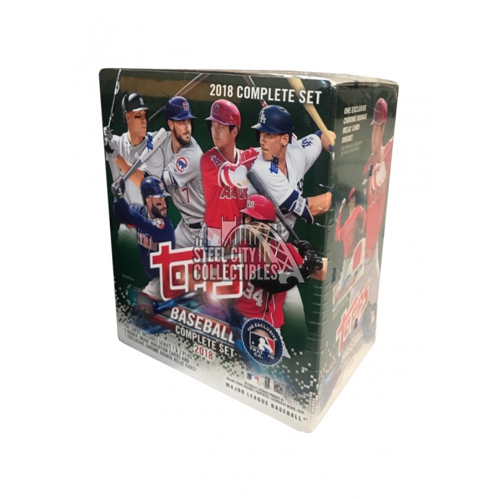 2018 Topps Baseball Factory Set - Green Walmart Chrome Relic Version ...
